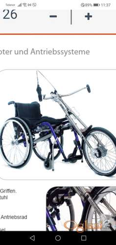 bicikl Kardanbike sa ručnim pogonom