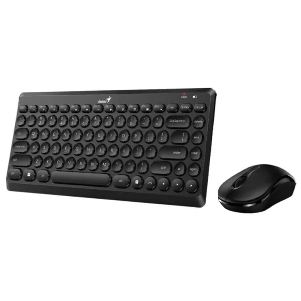 GENIUS LuxeMate Q8000 Wireless USB US crna tastatura + miš