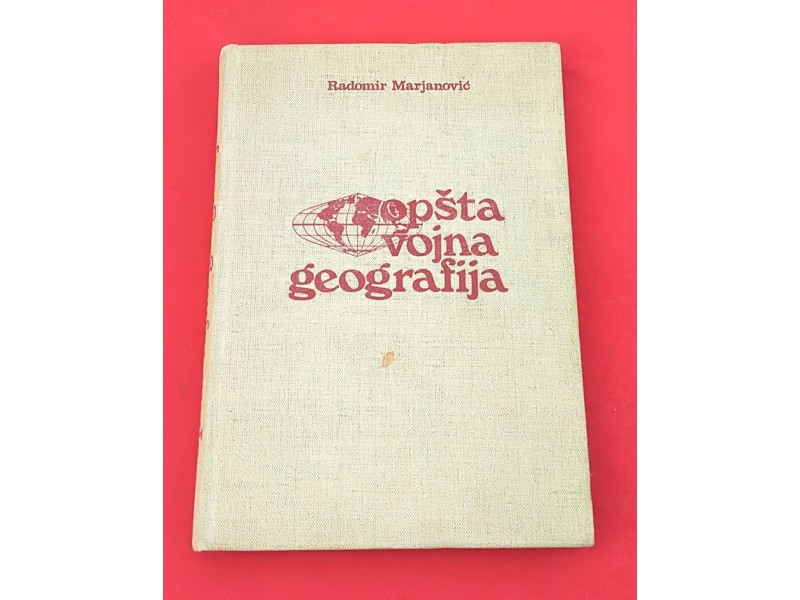 Opšta vojna geografija Radomir Marjanović