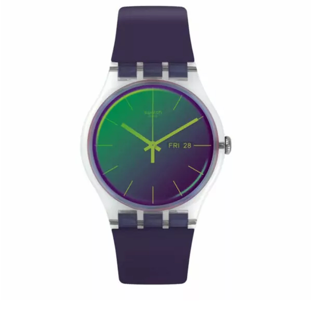 SWATCH Polapurple Kvarcni sat