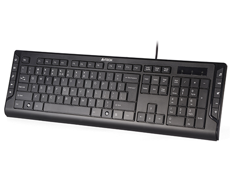 A4 TECH KD-600 X-SLIM USB US crna tastatura