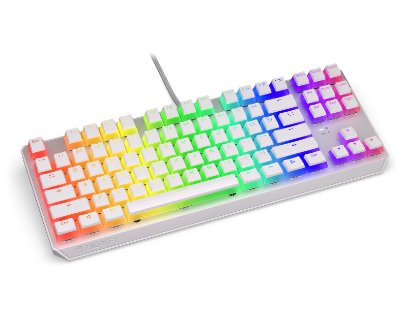 ENDORFY Thock TKL Pudding Onyx White Red RGB tastatura (EY5A009)