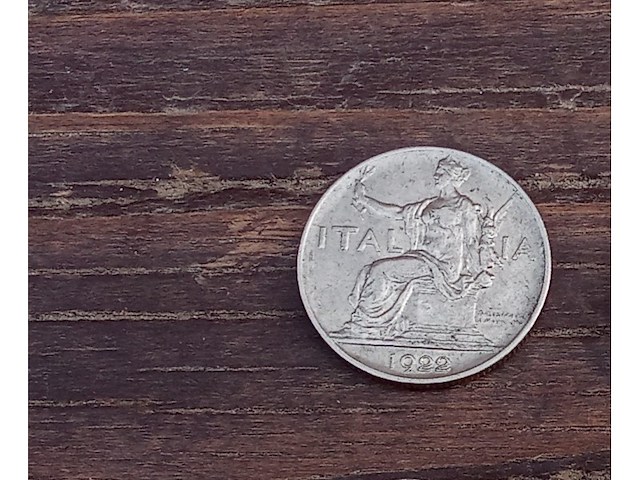 ITALIJA 1 lira 1922