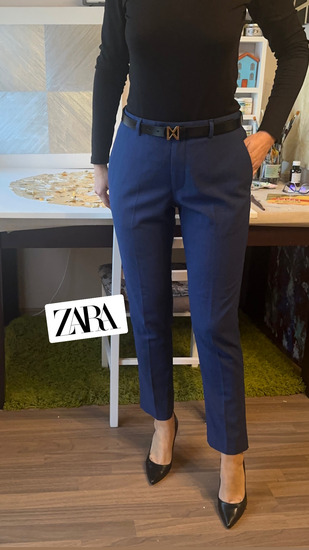 Zara pantalone sa viskozom M/L