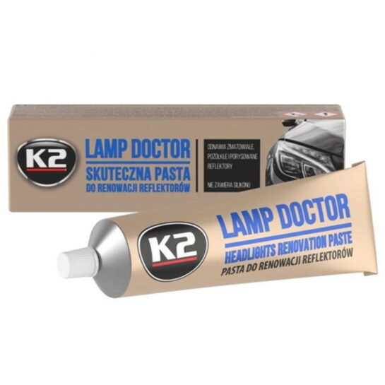 Profesionalna pasta za obnovu i poliranje farova Lamp Doctor 60g – K2 L3050