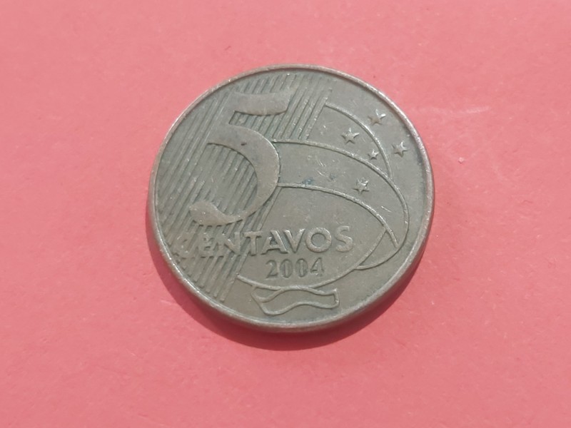 Brazil - 5 centavos 2004 god