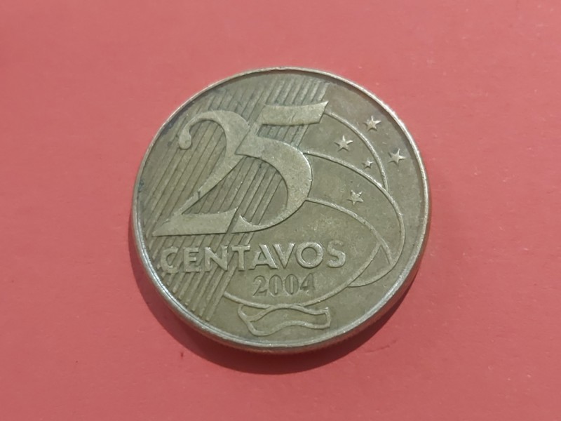 Brazil - 25 centavos 2004 god