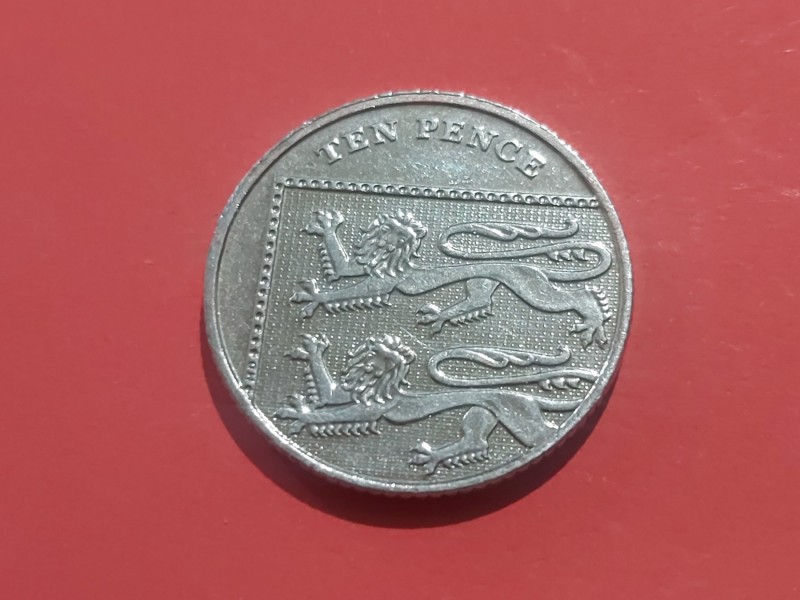 Britanija - 10 pence 2013 god