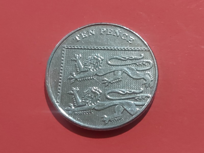 Britanija - 10 pence 2014 god