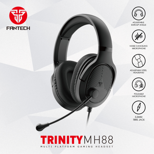 Slusalice Gaming Fantech MH88 Trinity crne