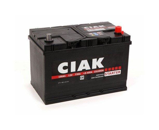 Akumulator CIAK 12V 100Ah 720A D+ CS100DA Starter