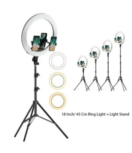 Ring light 18″ ( 46cm) + stativ