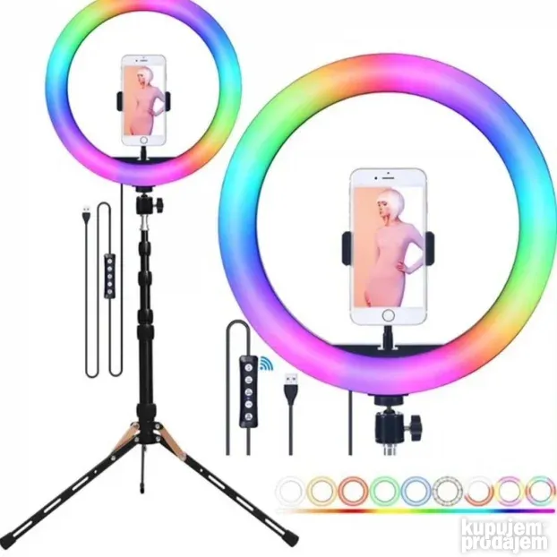 Ring light 30 cm LED RGB