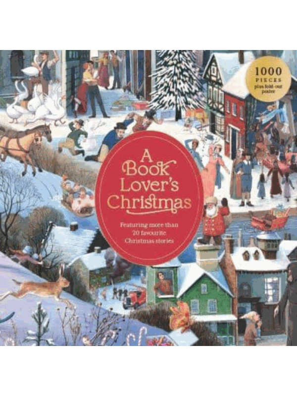 A Book Lover’s Christmas 1000 Piece Puzzle