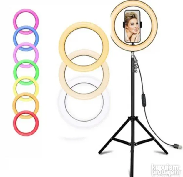 Ring light 26cm LED RGB