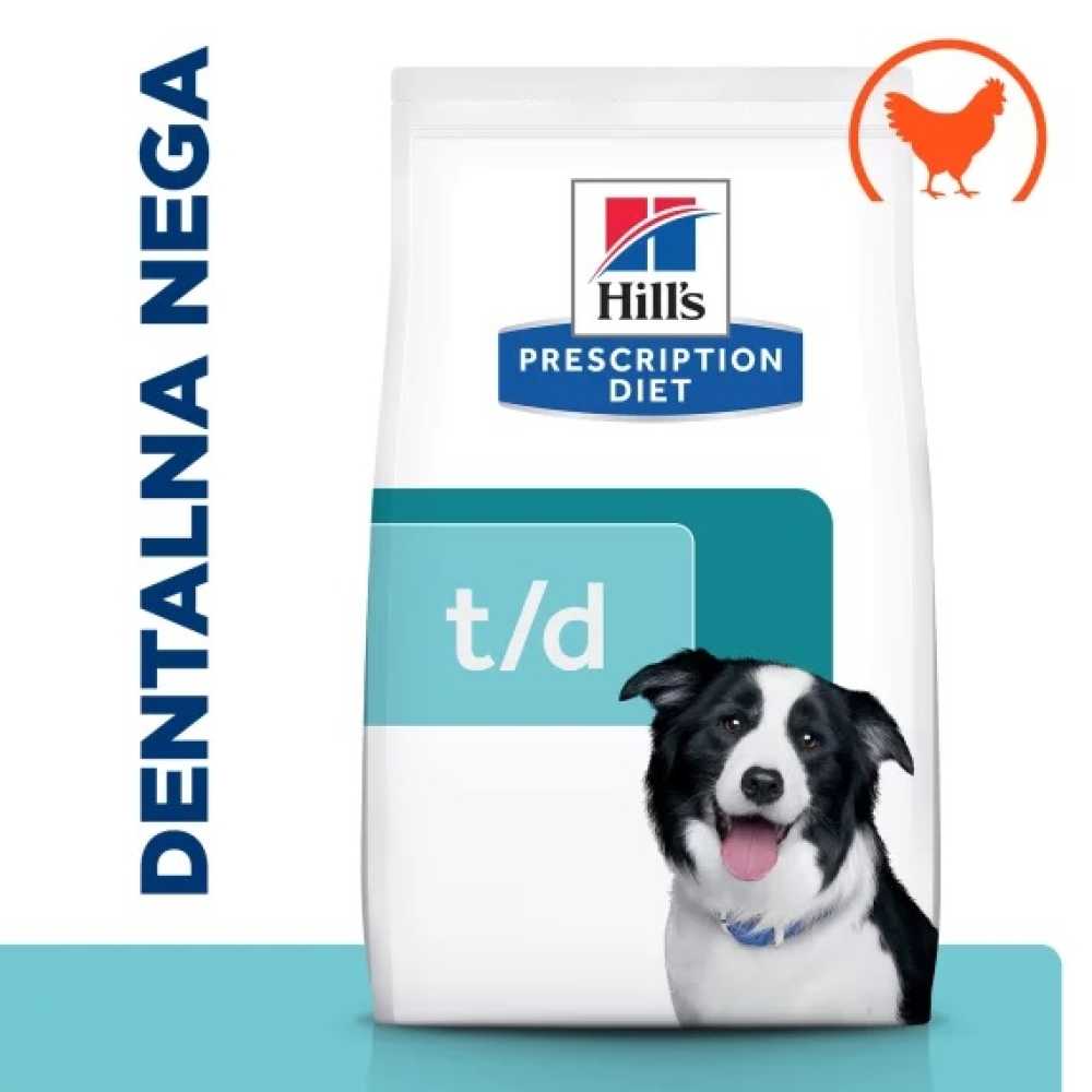 Hill's Prescription Diet dog veterinarska dijeta T/D 4kg