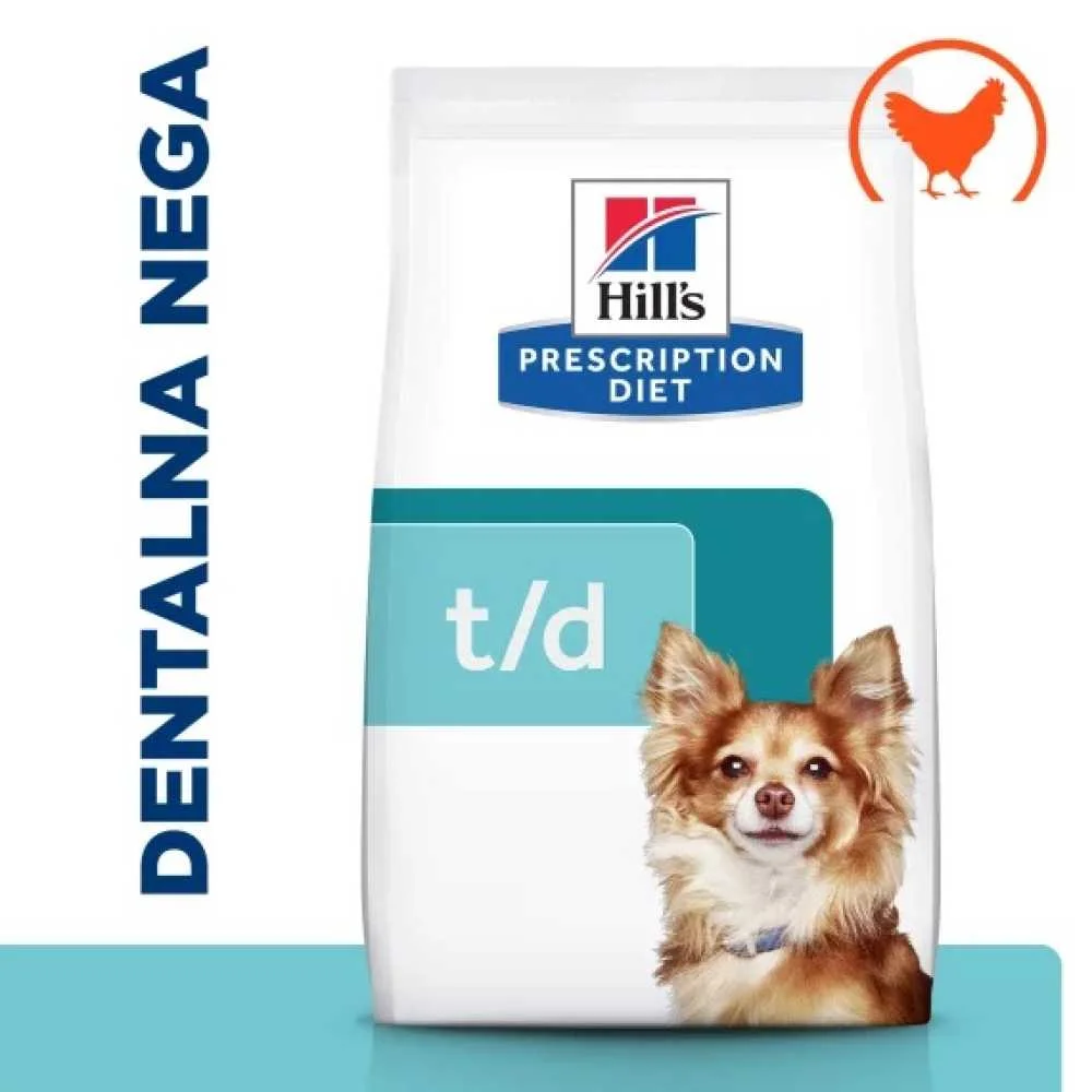 Hill's Prescription Diet dog veterinarska dijeta T/D Mini 3kg