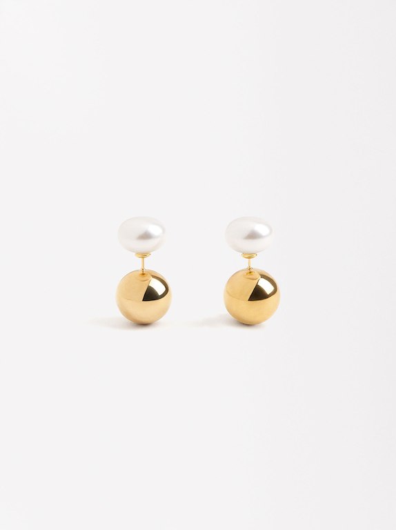 Earjackets Spheres Earrings - Stainless Steel