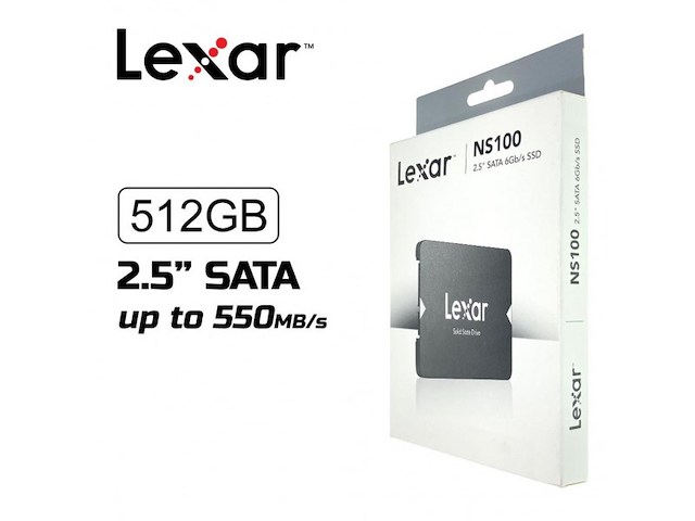 SSD 2,5` Lexar NS100 512GB - AKCIJA!