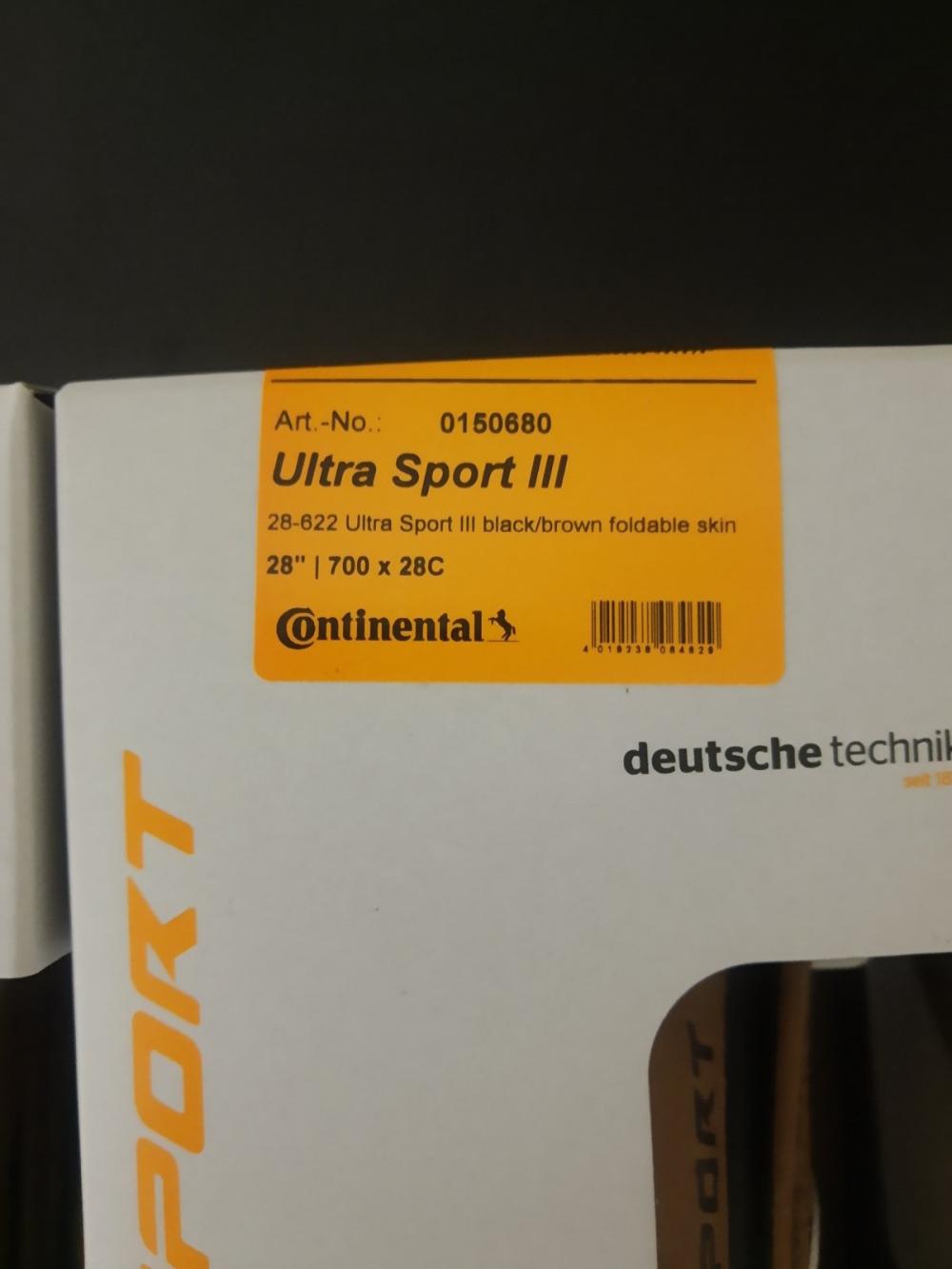 CONTINENTAL ULTRA SPORT III