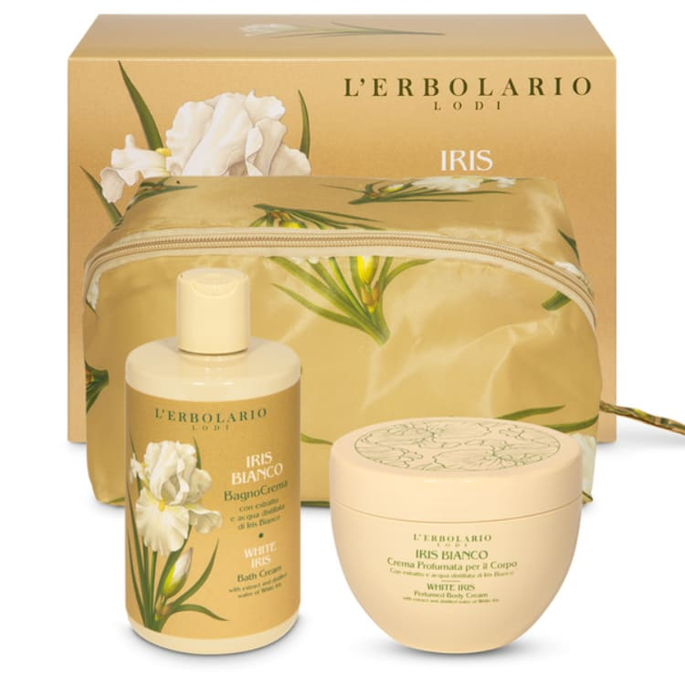 L'Erbolario White Iris set - krema za telo 300ml + kupka 300ml