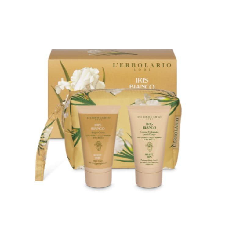 L'Erbolario White Iris set - krema za telo 75ml + kupka 75ml