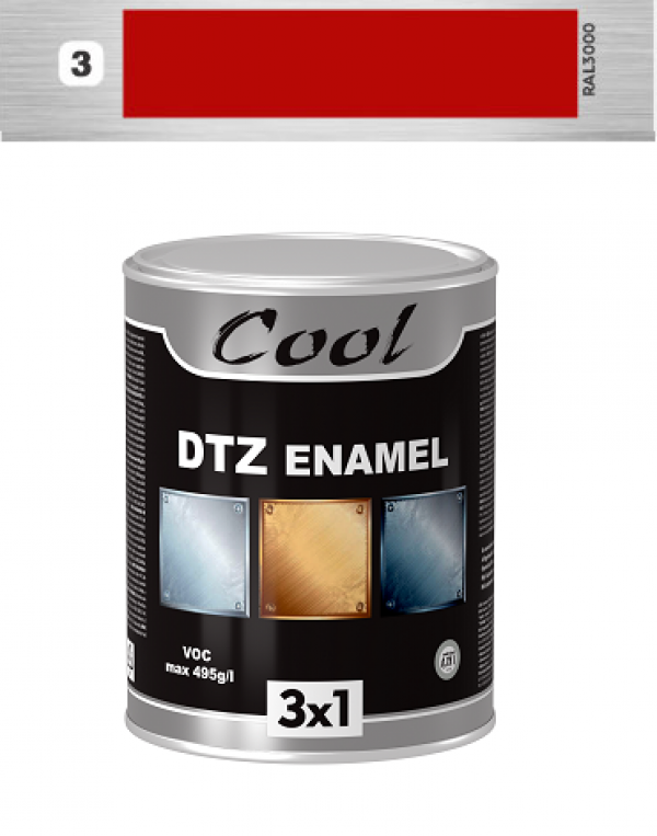 COOL-3X1 DTZ 0.75 - 03-CRVENI RAL 3000