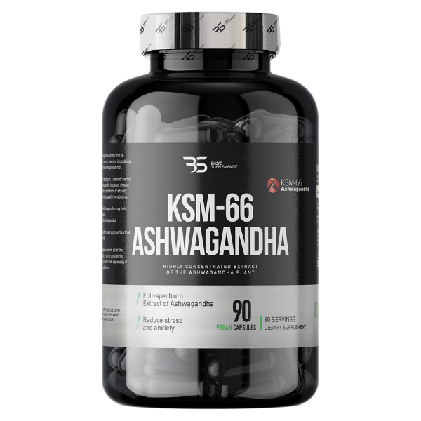 ASHWAGANDHA KSM-66® 90 KAPSULA – BASIC SUPPLEMENTS