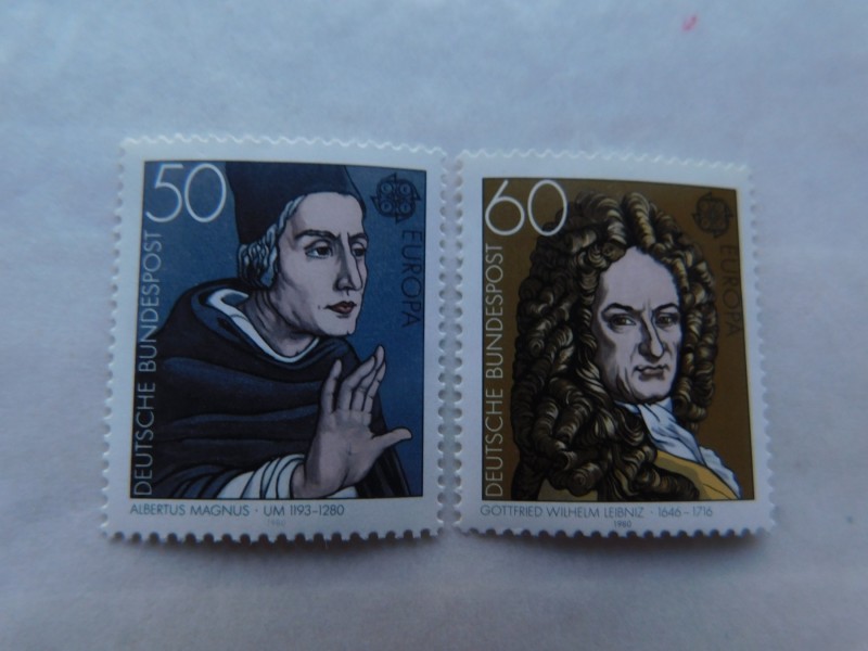 DEUTSCHE BUNDESPOST EUROPA 1980 KOMPLET ČISTA SERIJA