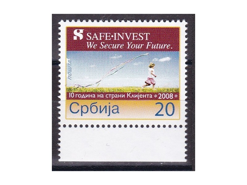 Srbija 2008 Safe invest personalizovana MNH