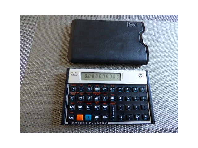 HP 12C Platinum - Financial Calculator sa futrolom