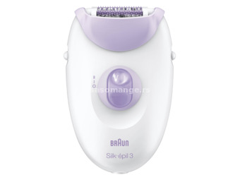 BRAUN Epilator Silk-epil 3170 Bela/Ljubičasta Pincete 2 brzine