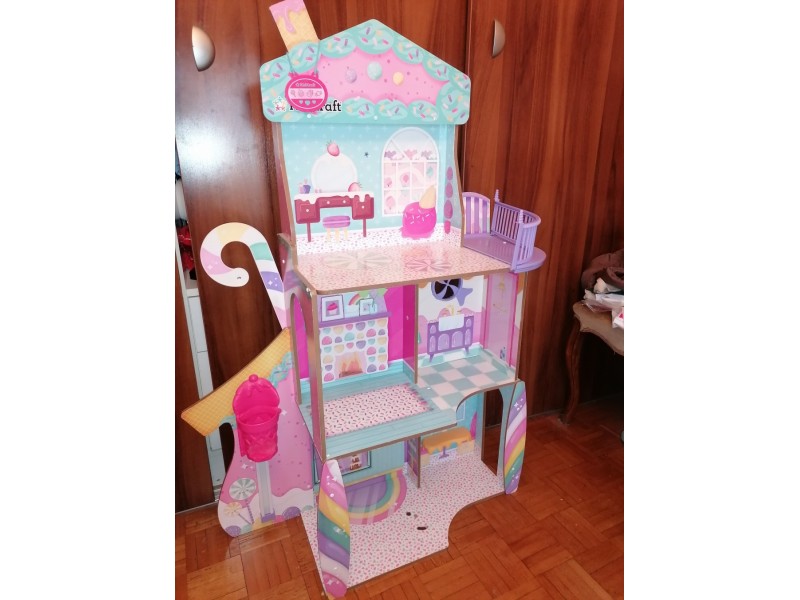 KidKraft Candy Castle drvena kuća za barbie