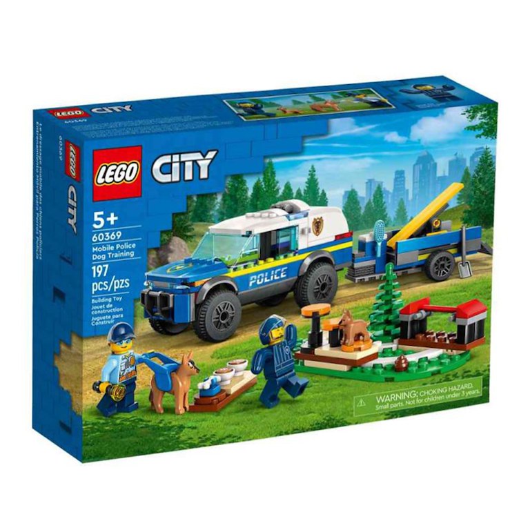 Lego City kocke - terenska obuka policijskih pasa LE60369