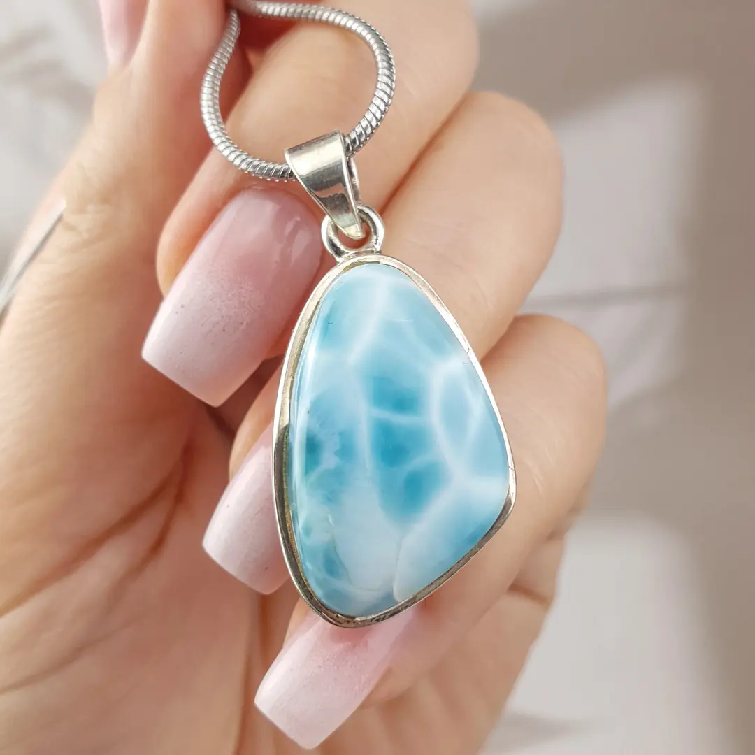 Larimar Privezak | Srebro 925 #11213