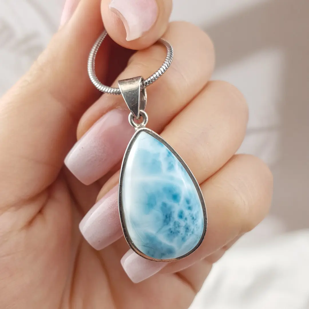 Larimar Privezak | Srebro 925 #11215