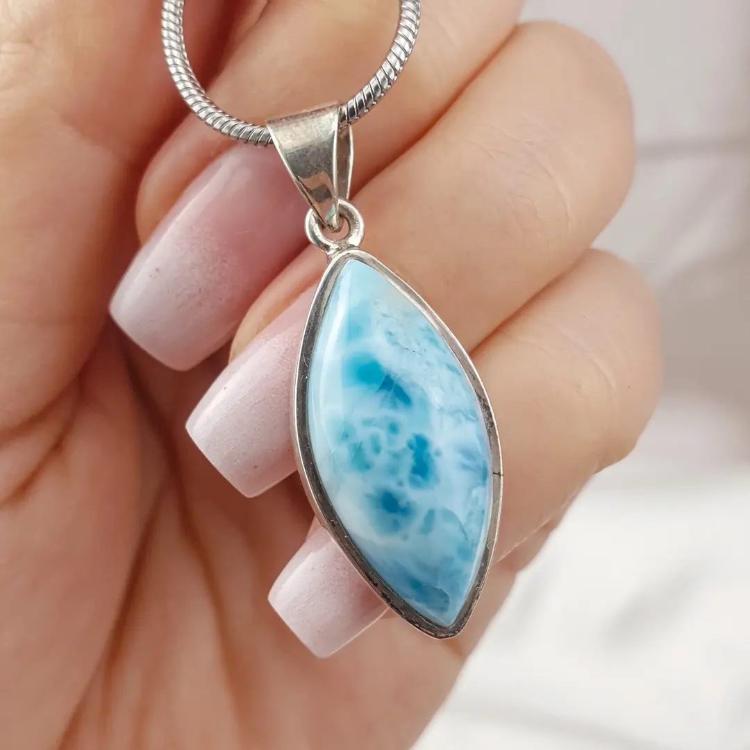 Larimar Privezak | Srebro 925 #11219