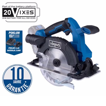 Scheppach aku ručna kružna testera Brushless IXES Solo BC-HCS165-X