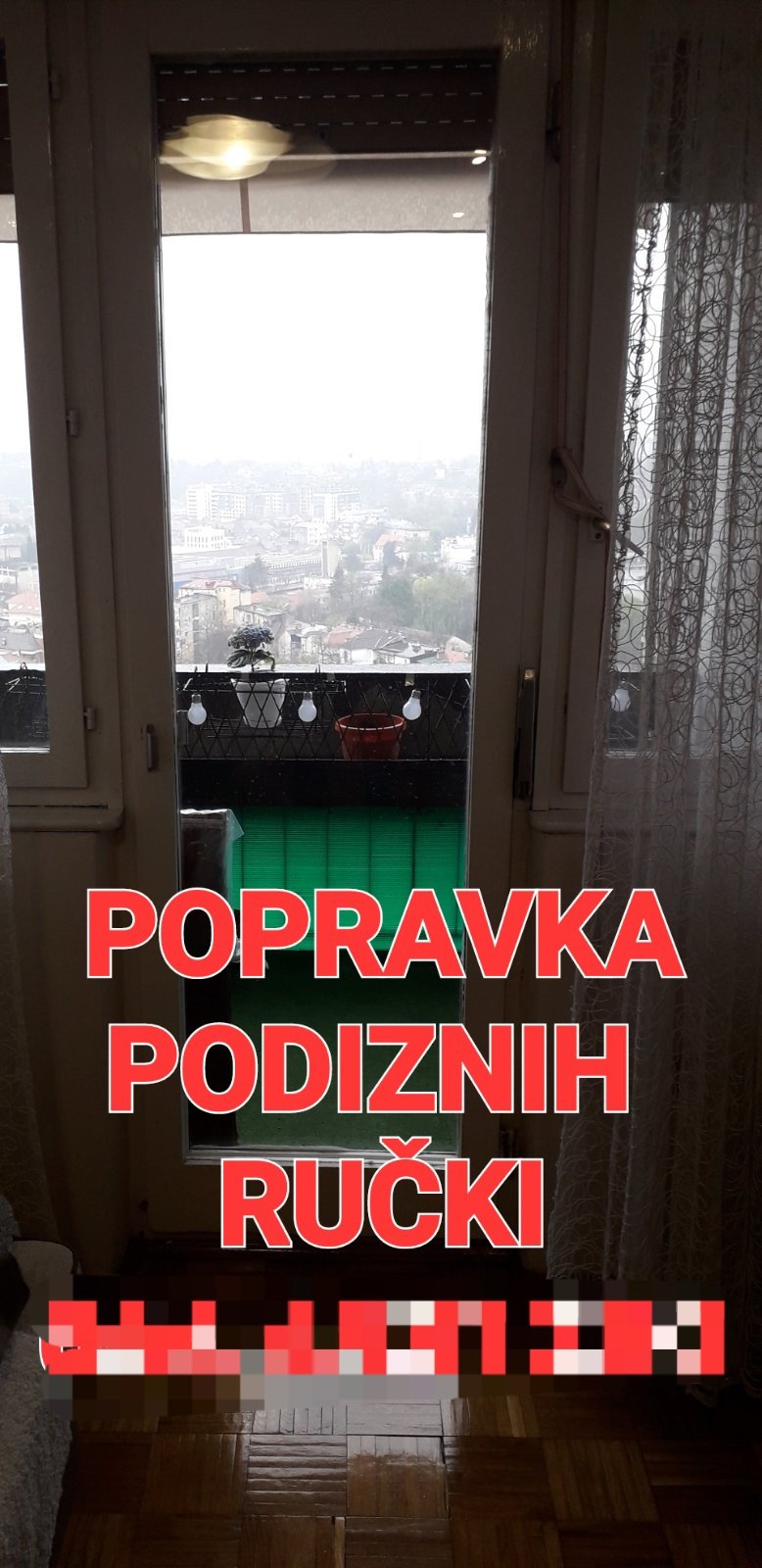 Popravka drvenih prozora i vrata