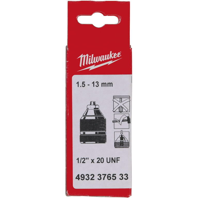 Milwaukee – Stezna glava, 1,5 – 13 mm,prihvat 1/2″ x 20 – 4932376533