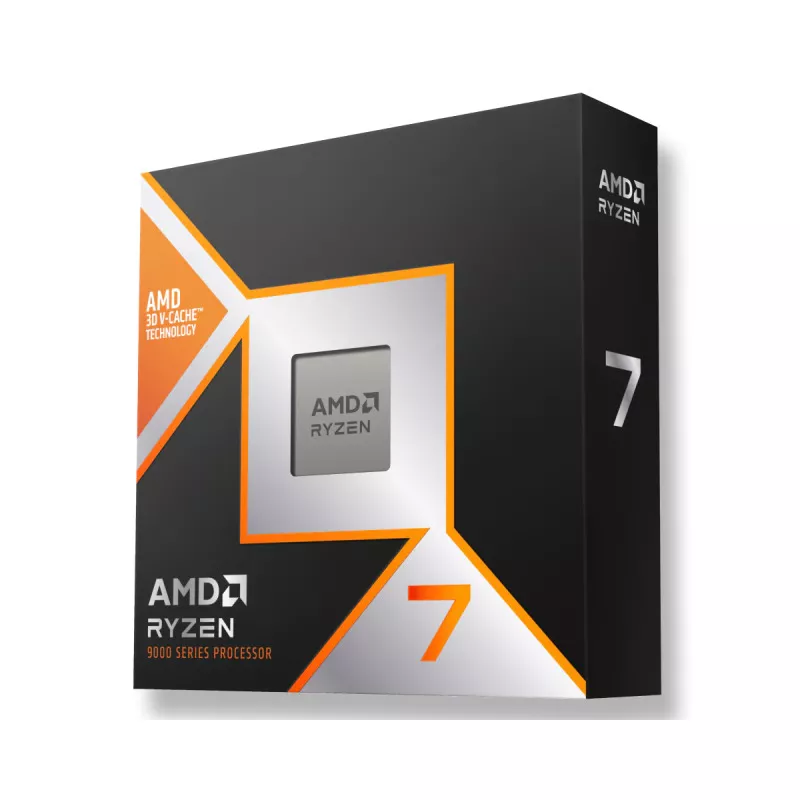 AMD RYZEN 7 9800X3D 8 cores do 5.2GHz Box (100-100001084WOF) procesor