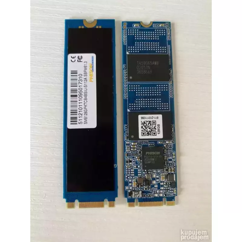 SSD M.2 PHISON SATA III 128GB SM8128GPKTCB4BSIU / 2280