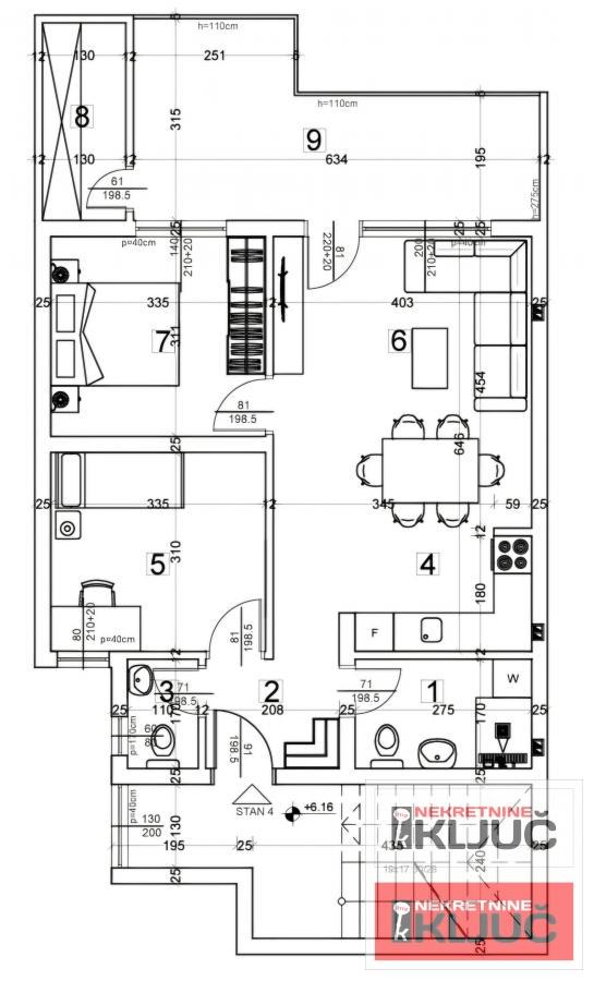 ADICE, 77m2, Trosoban sa pdv