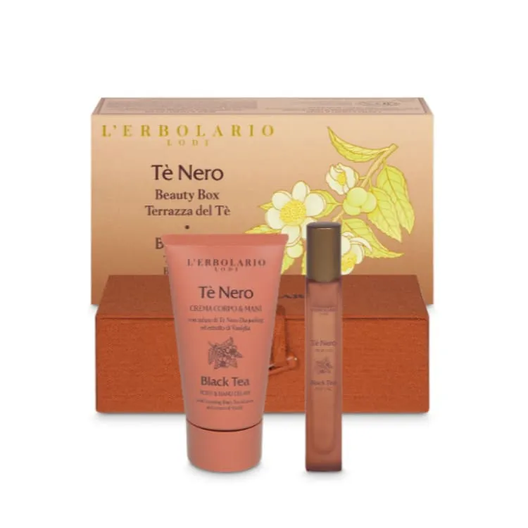 Lerbolario Black Tea set - krema za ruke i telo 75ml + parfem 10ml