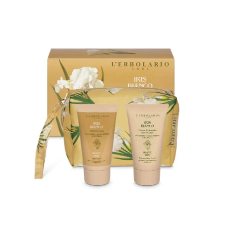 Lerbolario White Iris set - krema za telo 75ml + kupka 75ml