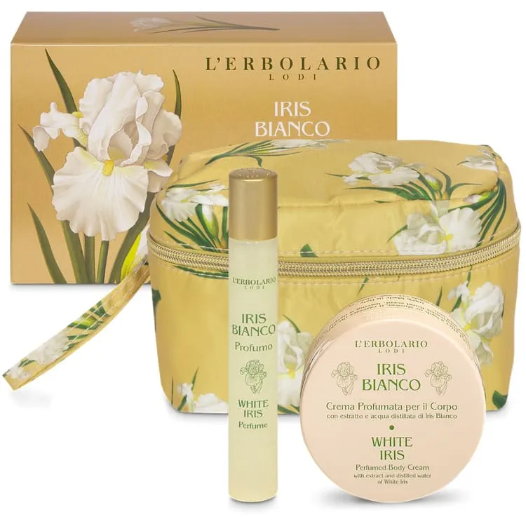 Lerbolario White Iris set - krema za telo 75ml + parfem 15ml