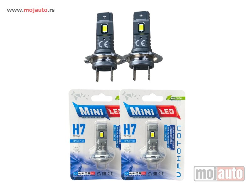 Photon h7,h1,h4,h8,h9,h11,h16 led canbus sijalice mini