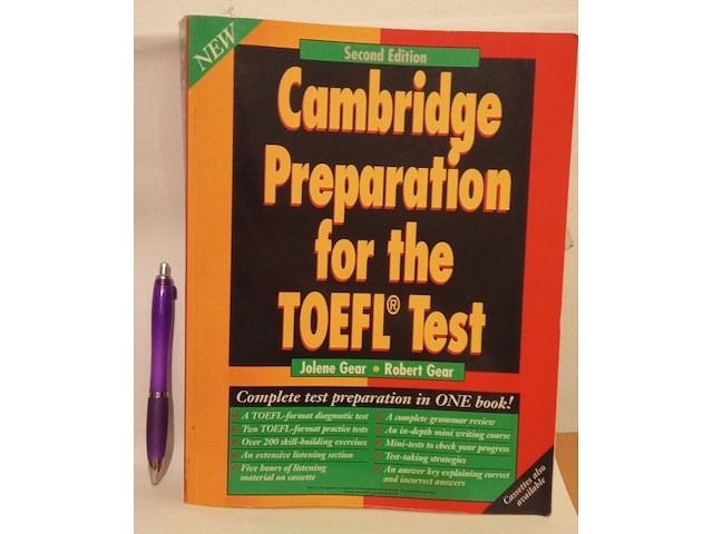 CAMBRIDGE PREPARATION FOR THE TOEFL TEST - GEAR