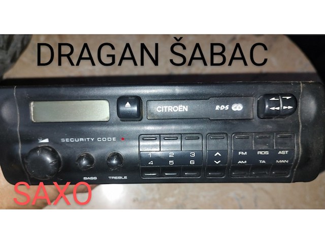 CITROEN SAXO radio