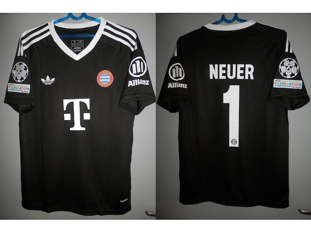 Bayern Munchen dres 2024-25 Manuel Neuer 1 (Crni)